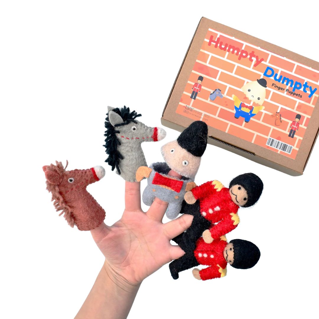 Humpty Dumpty Finger Puppet Set – Earth Toys